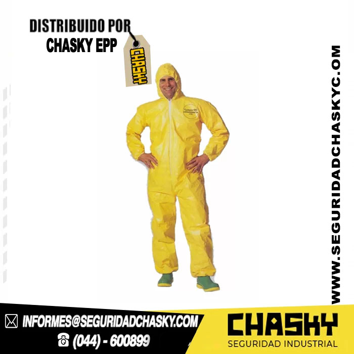 TRAJE TYCHEM (QC127) P/QUIMICOS C/AMARILLO – DUPONT | EPPNORTE.COM ...