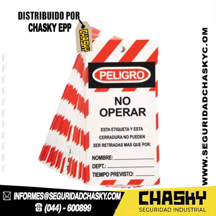 Tarjeta No Operar Lock Out Pack -25 | EPPNORTE.COM - Equipos de ...